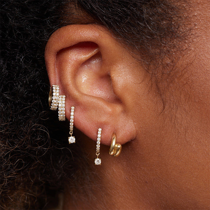 Mini Double Dome Hoops for Women | Jennifer Meyer