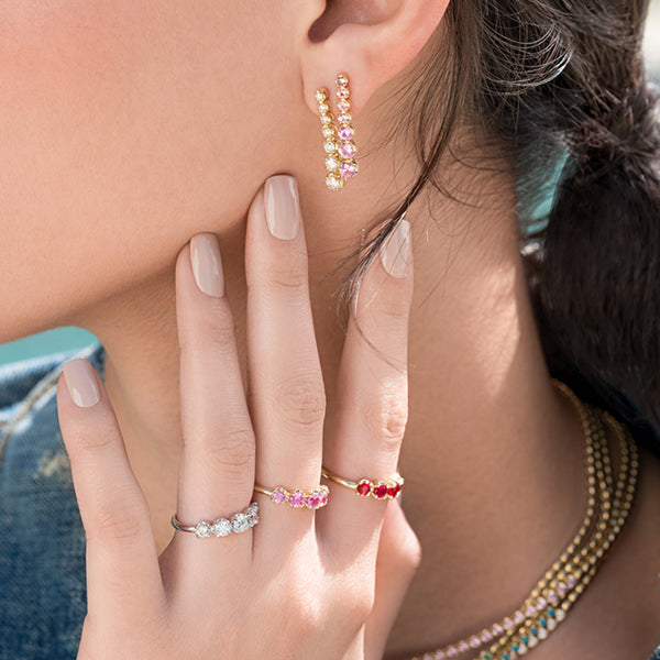 Graduated Ruby Ring for Women | Jennifer Meyer