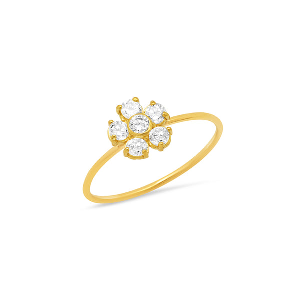 Large Diamond Flower Ring for Women | Jennifer Meyer